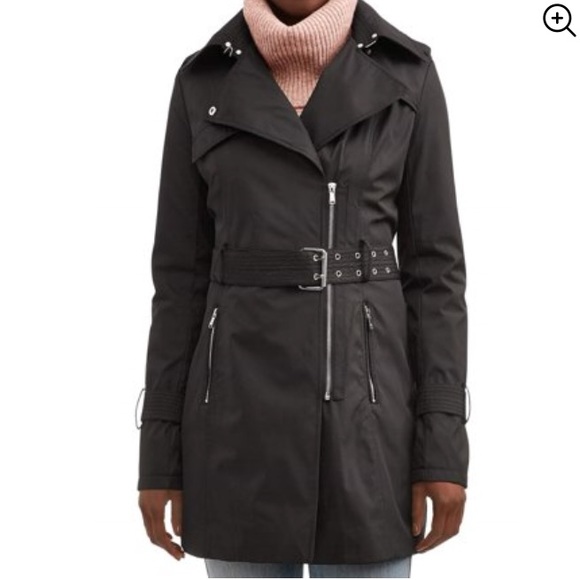 celsius | Jackets & Coats | Celsius 34 Belted Jacket Coat Black | Poshmark